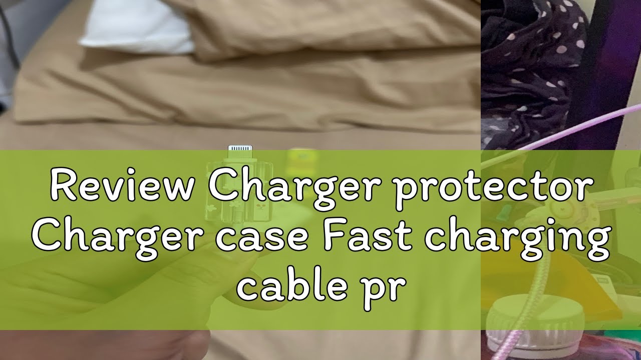 Review Charger protector Charger case Fast charging cable protector for ...