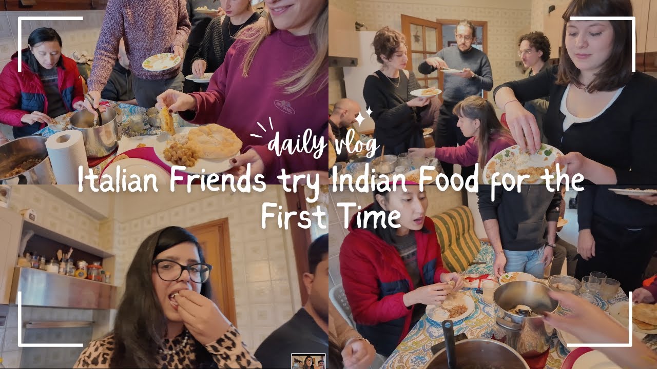 Italian Friends Try Indian Food for the First Time - YouTube