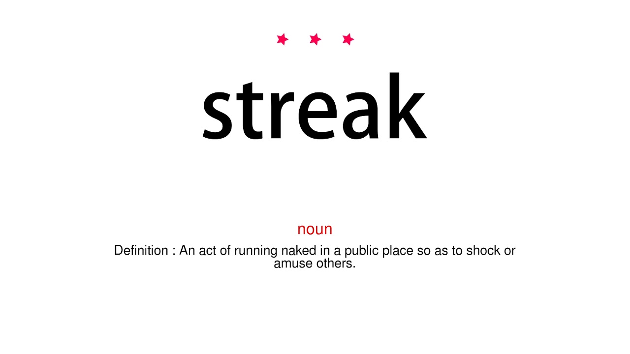 How to pronounce streak - Vocab Today - YouTube
