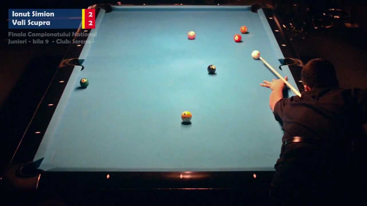 Finala Campionatului National de Juniori - Bila9 - Ionut Simion vs Vali ...