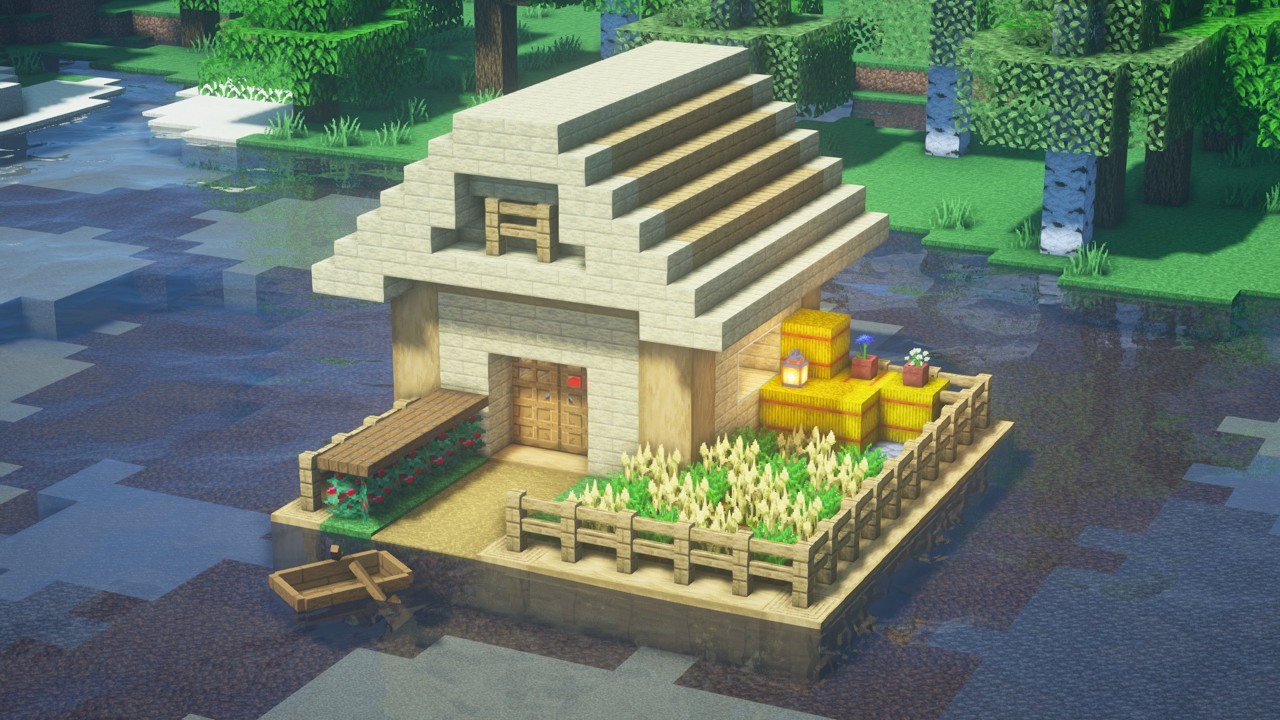 Build a Floating Survival House in Minecraft! - YouTube