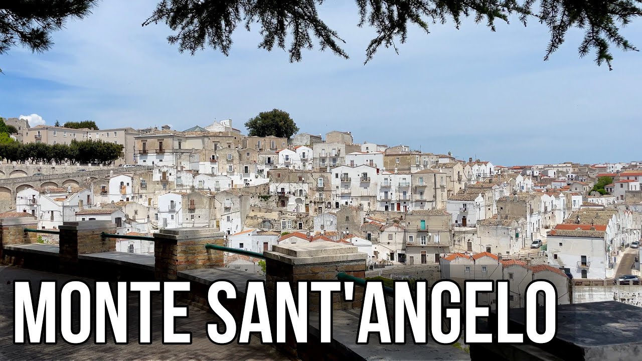 MONTE SANT’ANGELO Italy Walking Tour 4k - With Captions! - YouTube
