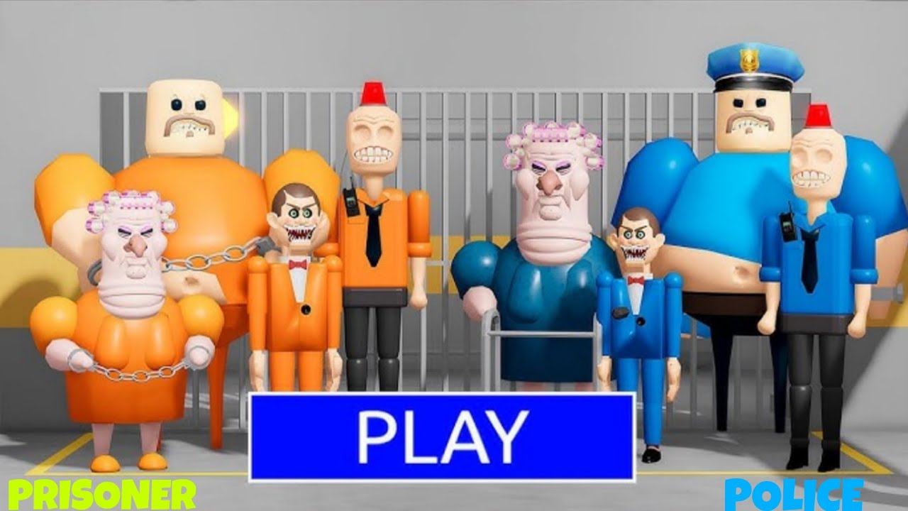 PRISONER Vs POLICE BARRY'S PRISON RUN! NEW SCARY OBBY (#Roblox) - YouTube