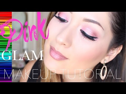 Pink Glam Makeup Tutorial | Colors of the Rainbow 1
