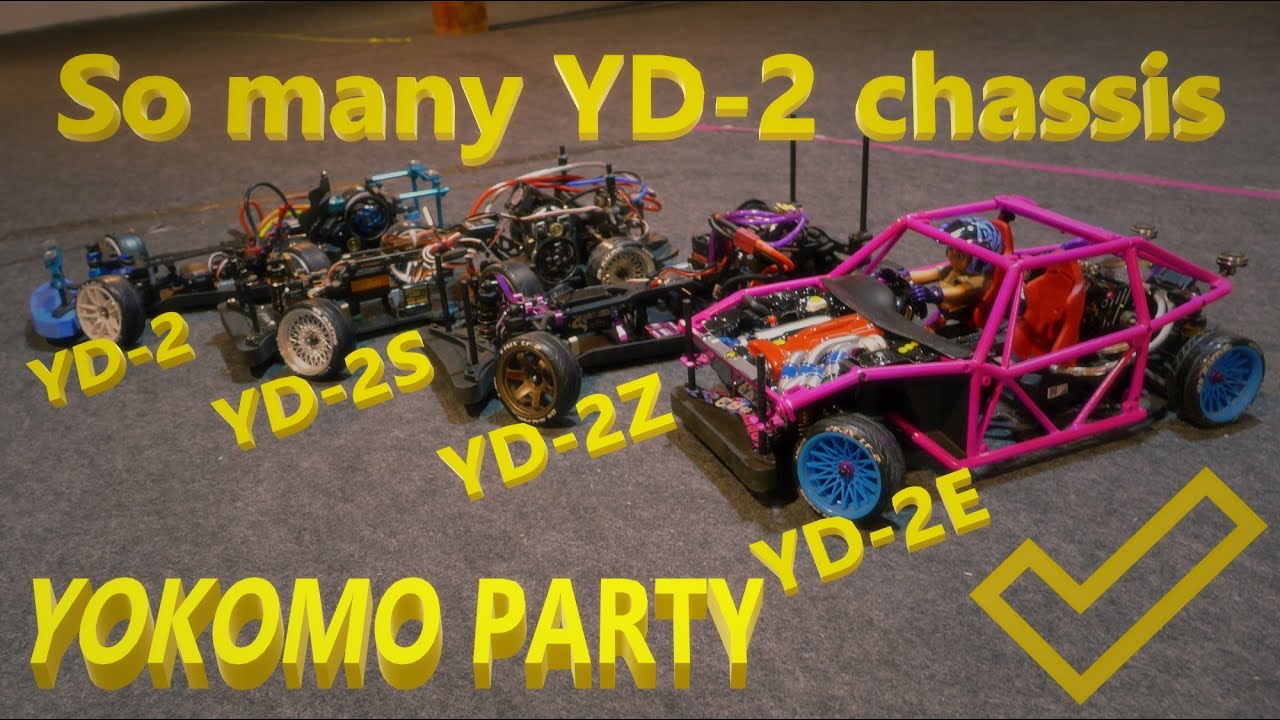 Yokomo YD-2 / YD-2E / YD-2S / YD-2Z all together - YouTube