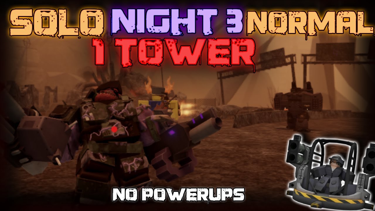 SOLO CHAPTER 3 WITH 1 TOWER ONLY - NO POWERUPS | TDX & Tower Defense X ...