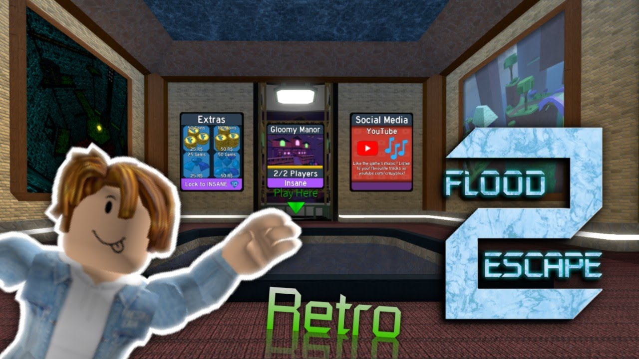 Flood Escape 2 NEW UPDATE! [Retro Mode] IM BACK - YouTube