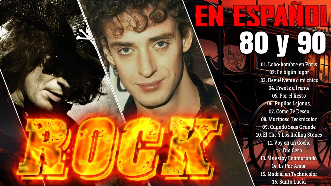 Rock En Español De Los 80s Y 90s Exitos Classicos Del Rock Maná ...