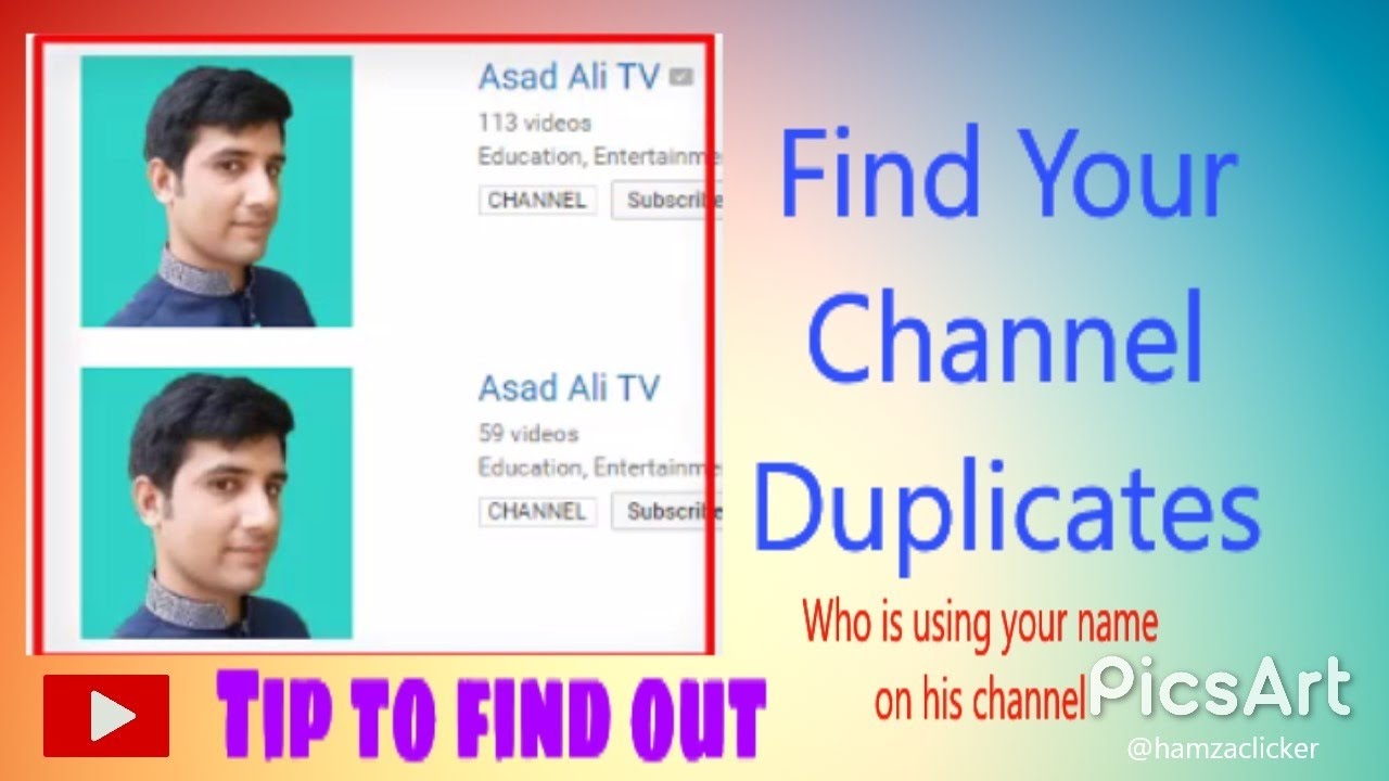 How to Check your Channel Duplicates - YouTube