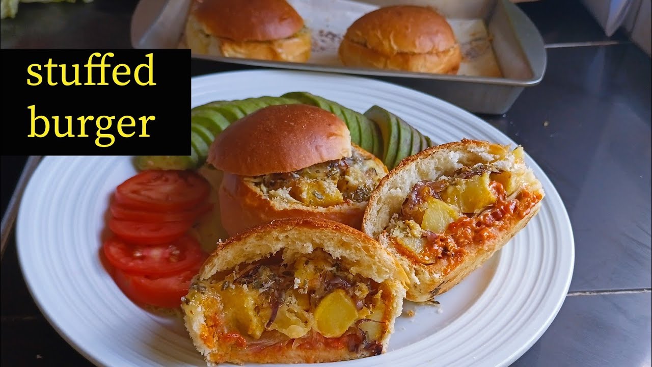 How to make a stuffed burger /Romantic dinner dates at home. #burger # ...