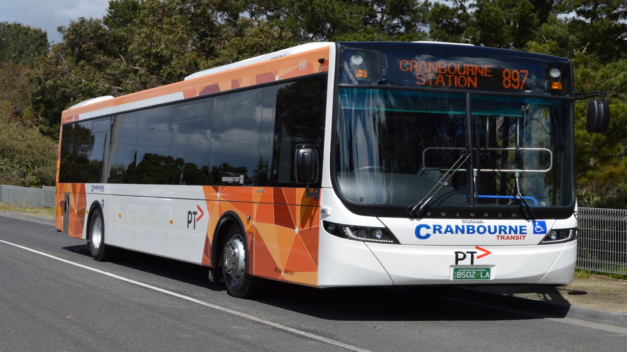 Cranbourne Transit's new bus: #66 Scania K310UB - YouTube