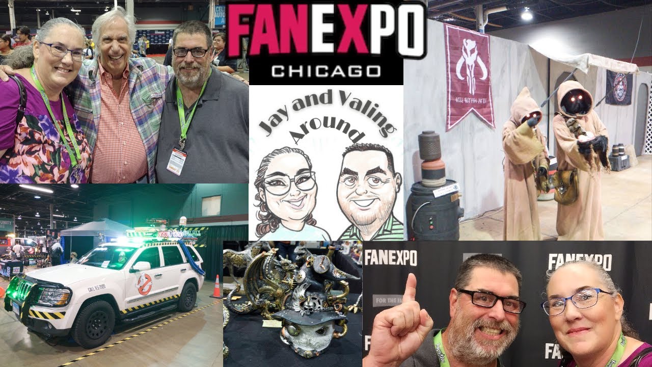 Jay and Val Geek Out at their first Fan Expo Chicago 2023 - YouTube
