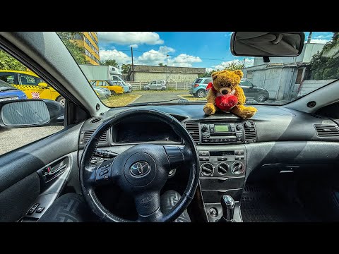 Toyota Corolla 1.4 Terra Ice / 2005, 173.000 km, 97 hp / Pov Test Drive 4k