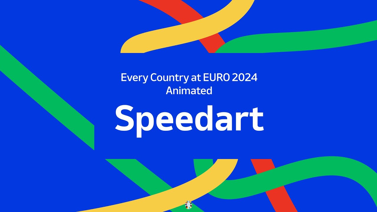 EURO 2024 Country Animation Speedarts - YouTube