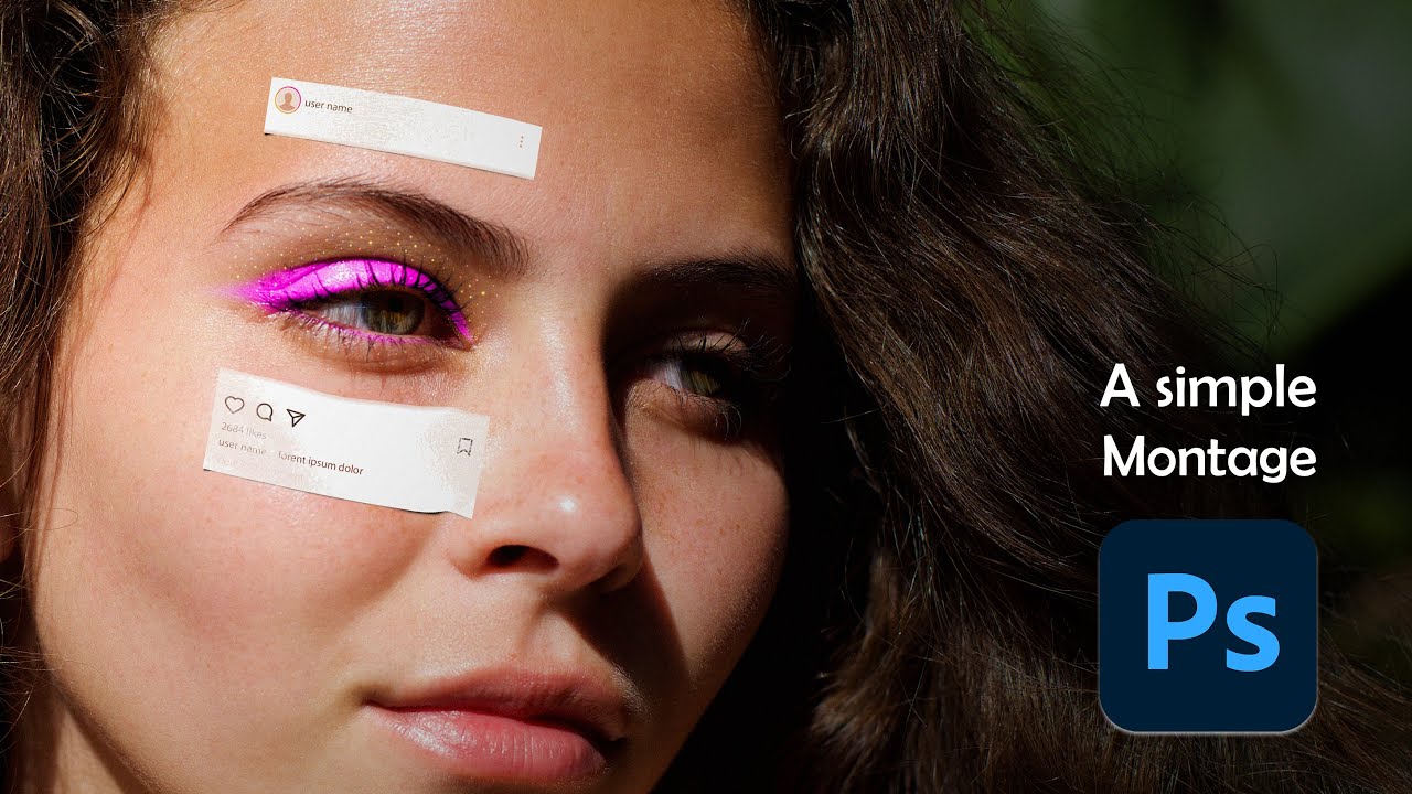 A Simple Photo Montage | Photo Manipulation In Photoshop - YouTube