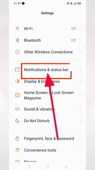 Display data usage in notification Drawer On. Notification & Status bar. Realme. #youtube # ...
