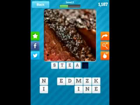 Close Up Food game answers level 2 - YouTube