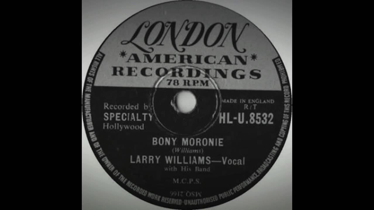 Larry Williams - Bony Moronie (Remastered) - YouTube