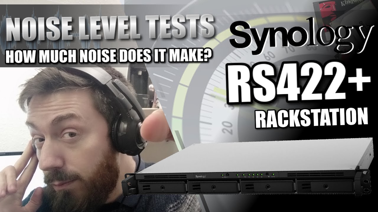 Synology RS422+ Rackstation NAS Noise Tests - YouTube