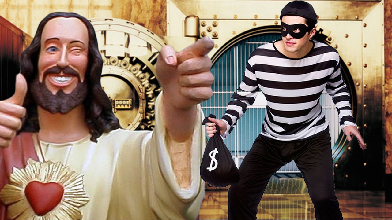 MAN GETS CAUGHT STEALING $7 BILLION FROM A BANK FOR JESUS - YouTube