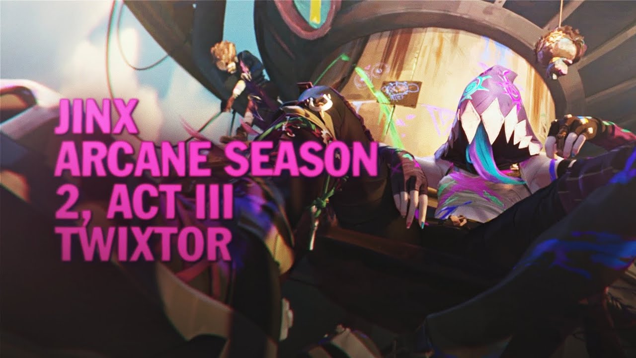Arcane Jinx season 2, Act III Twixtor Scenes - YouTube