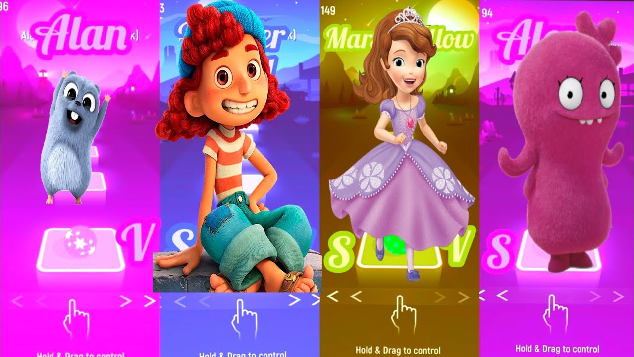 Grizzy_the_Lemmings🆚Luca_Portorosso_2021🆚Sofia the First 🆚Ugly_doll's🍉 ...