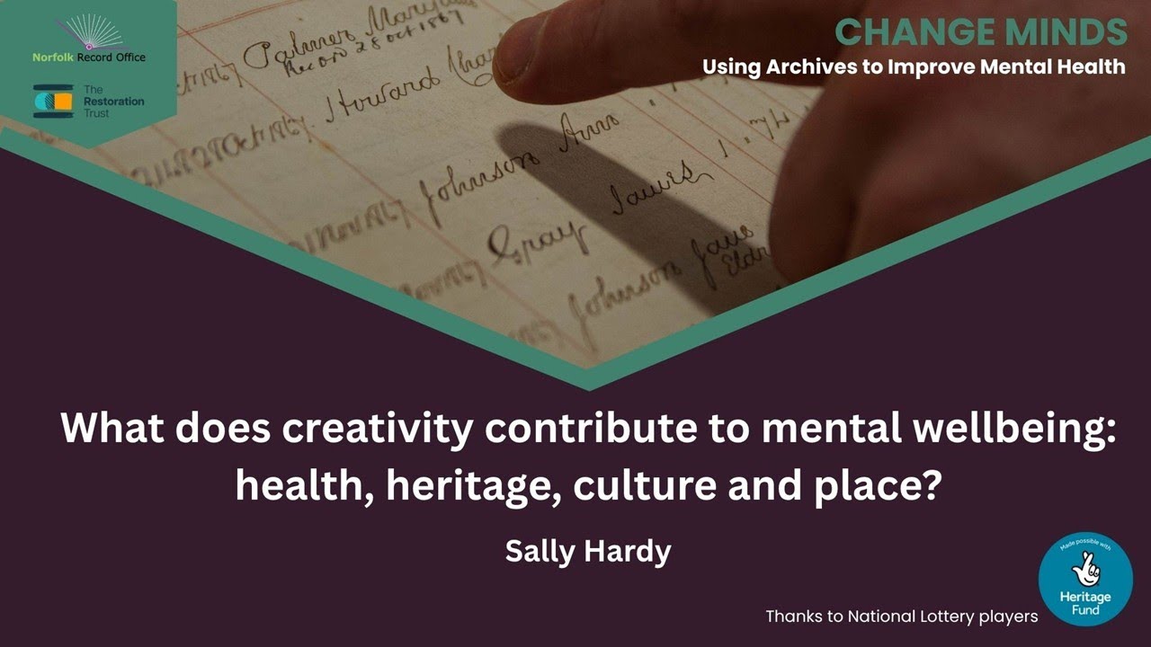 What does creativity contribute to mental wellbeing? Health, Heritage ...