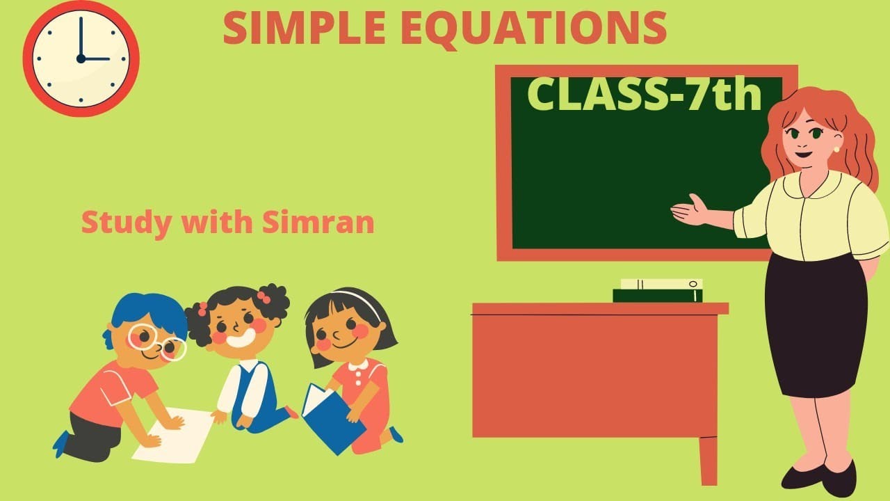 simple Equation class 7th maths part 3 math YouTube simple Equation class 7th maths part 3 math YouTube