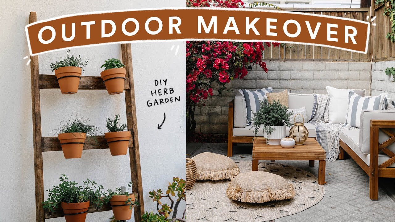 Diy outdoor patio makeover - extreme backyard transformation! Lone Fox