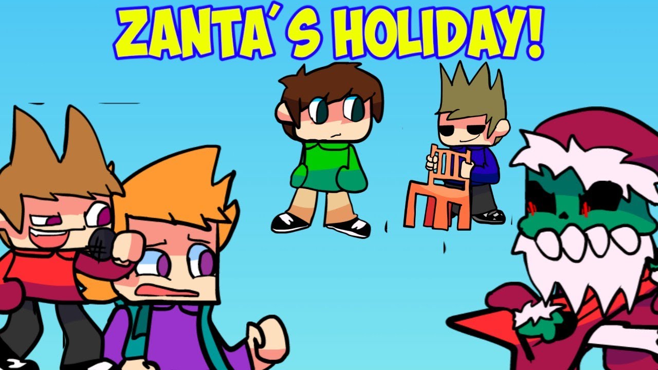 FNF: Zanta's Holiday FULL WEEK Mod Showcase Friday Night Funkin ...