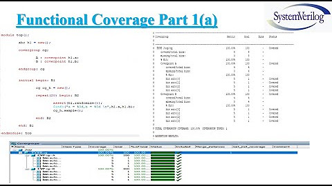 Introduction to System Verilog Functional Coverage - YouTube