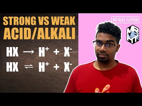 Strong acids vs Weak acids | Strong alkalis vs Weak alkalis - YouTube