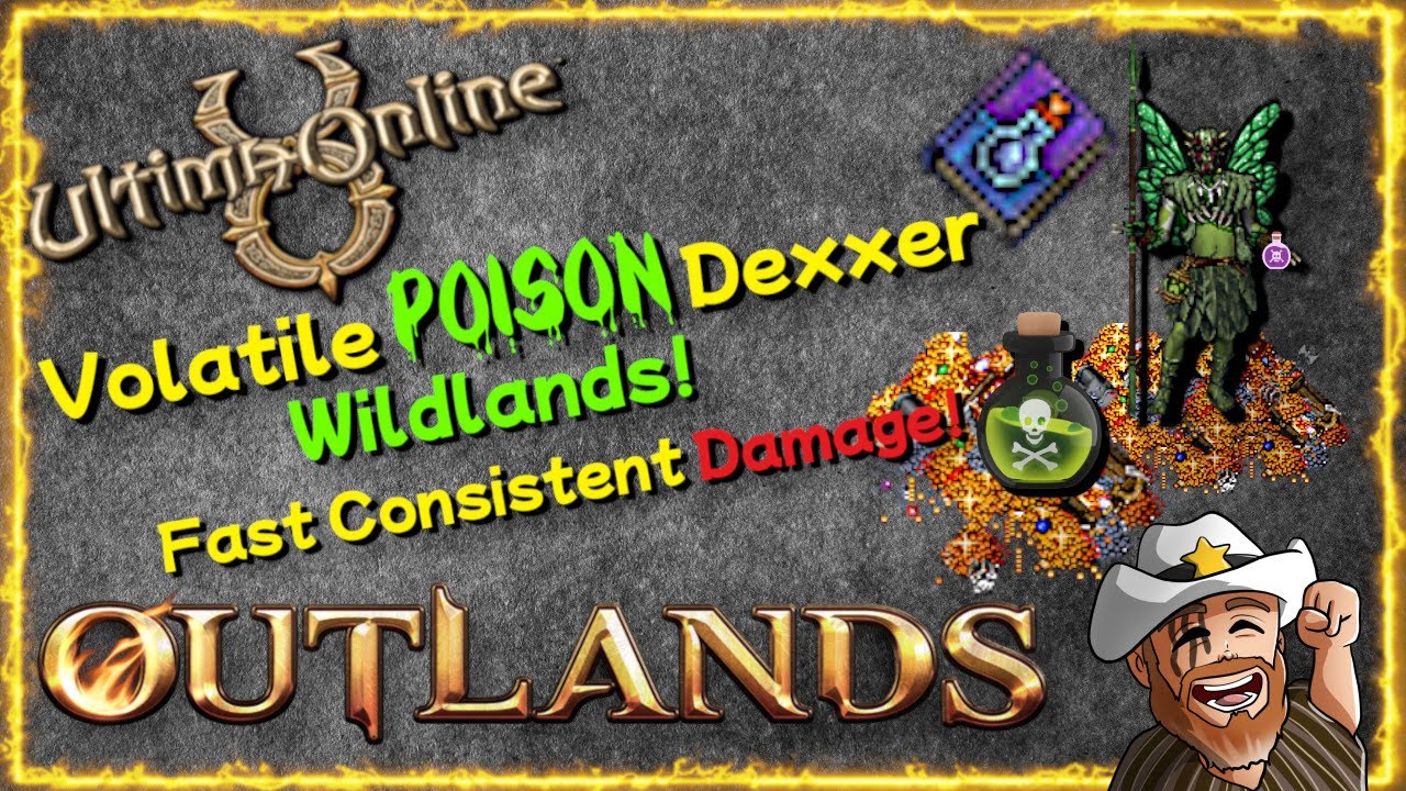 Volatile Poison Dexxer, Glass Cannon BEST MMORPG Ultima Online 2024 UO ...