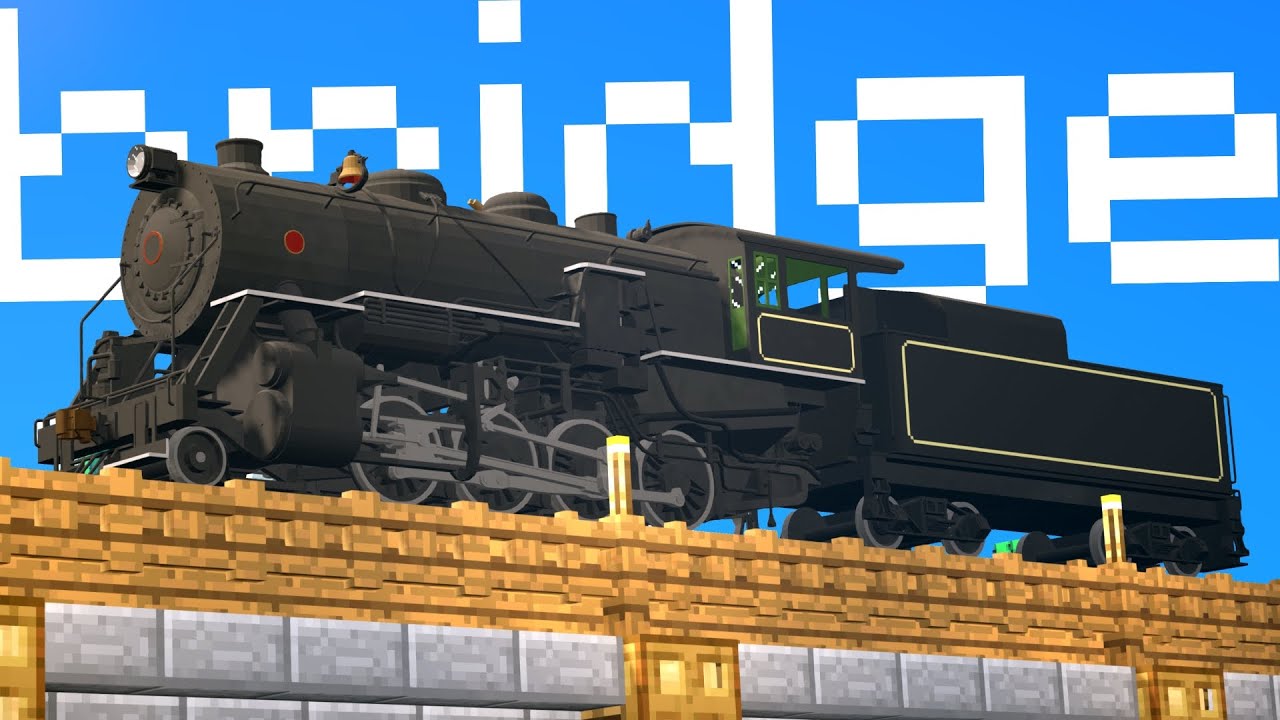I Built a Train Bridge in Minecraft! [Immersive Railroading] - YouTube