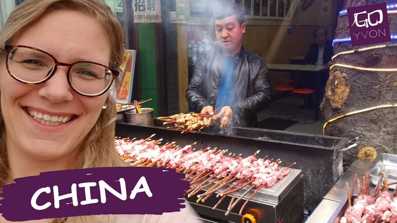Best Street Food inside the Muslim Quarter in Xi'an! - YouTube