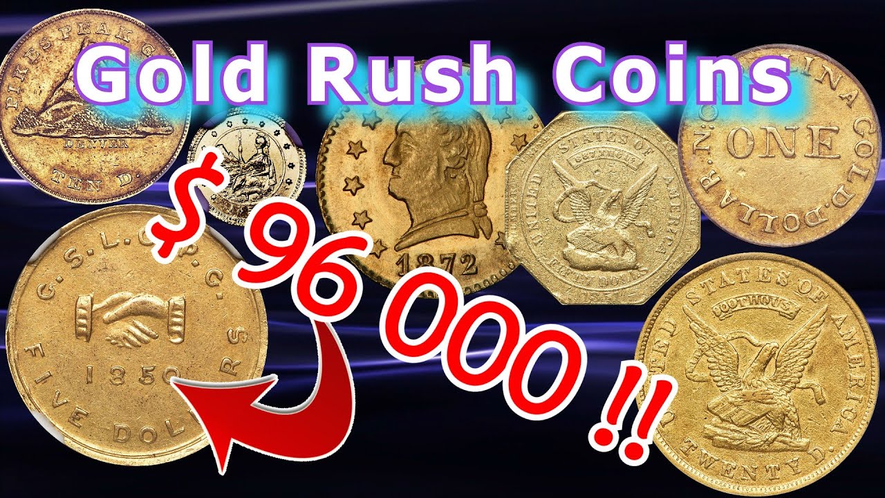 California Pioneer Gold Coins Sold at Auction - YouTube
