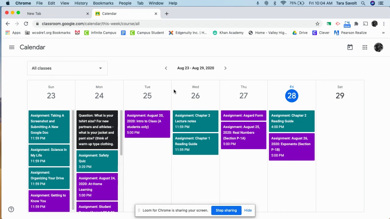 Google Classroom Navigation - YouTube