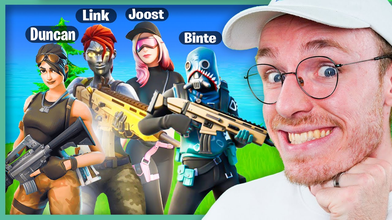 TEAMEN met een MEME-TEAM in Fortnite (WE WONNEN)!! - YouTube