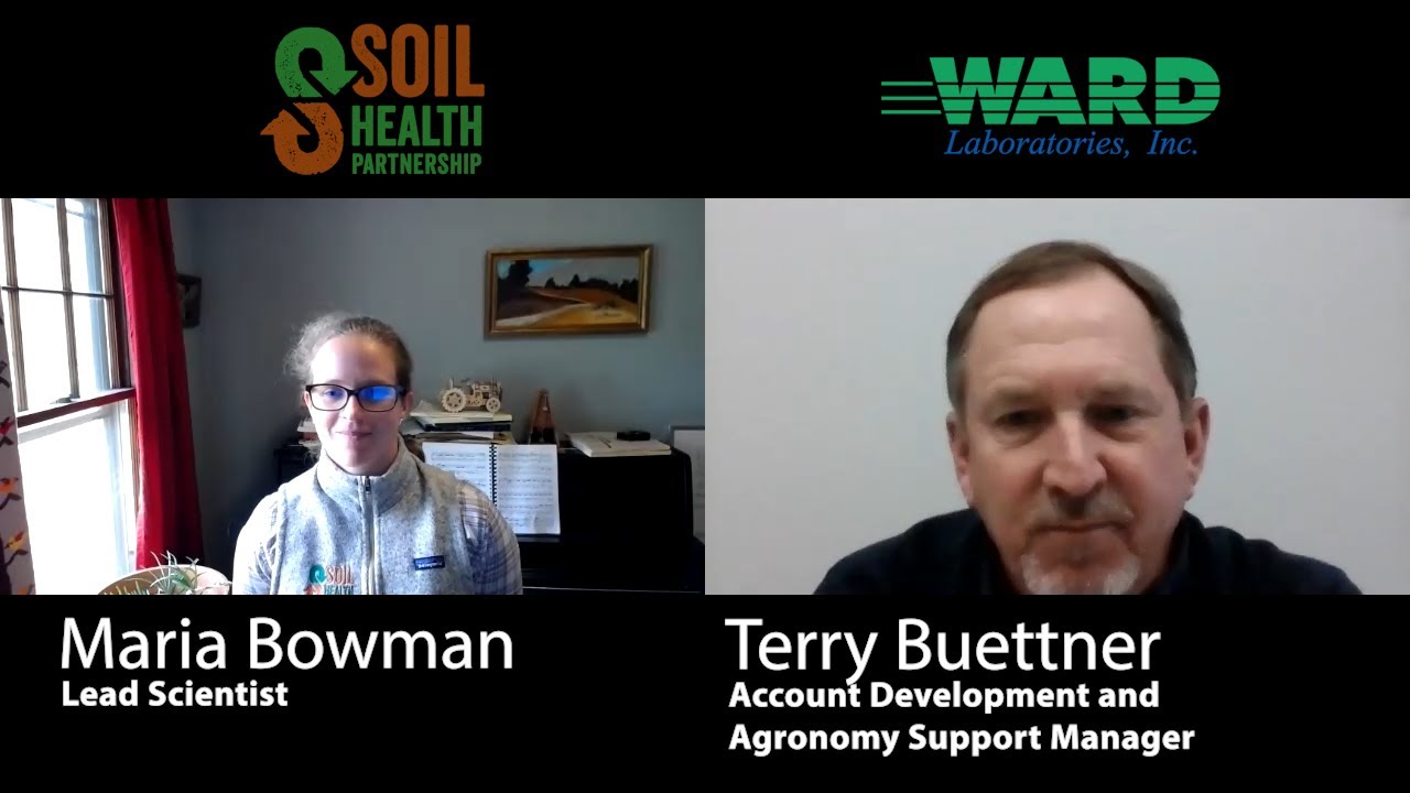 Terry Buettner visits with Maria Bowman of Soil Health Partnership ...