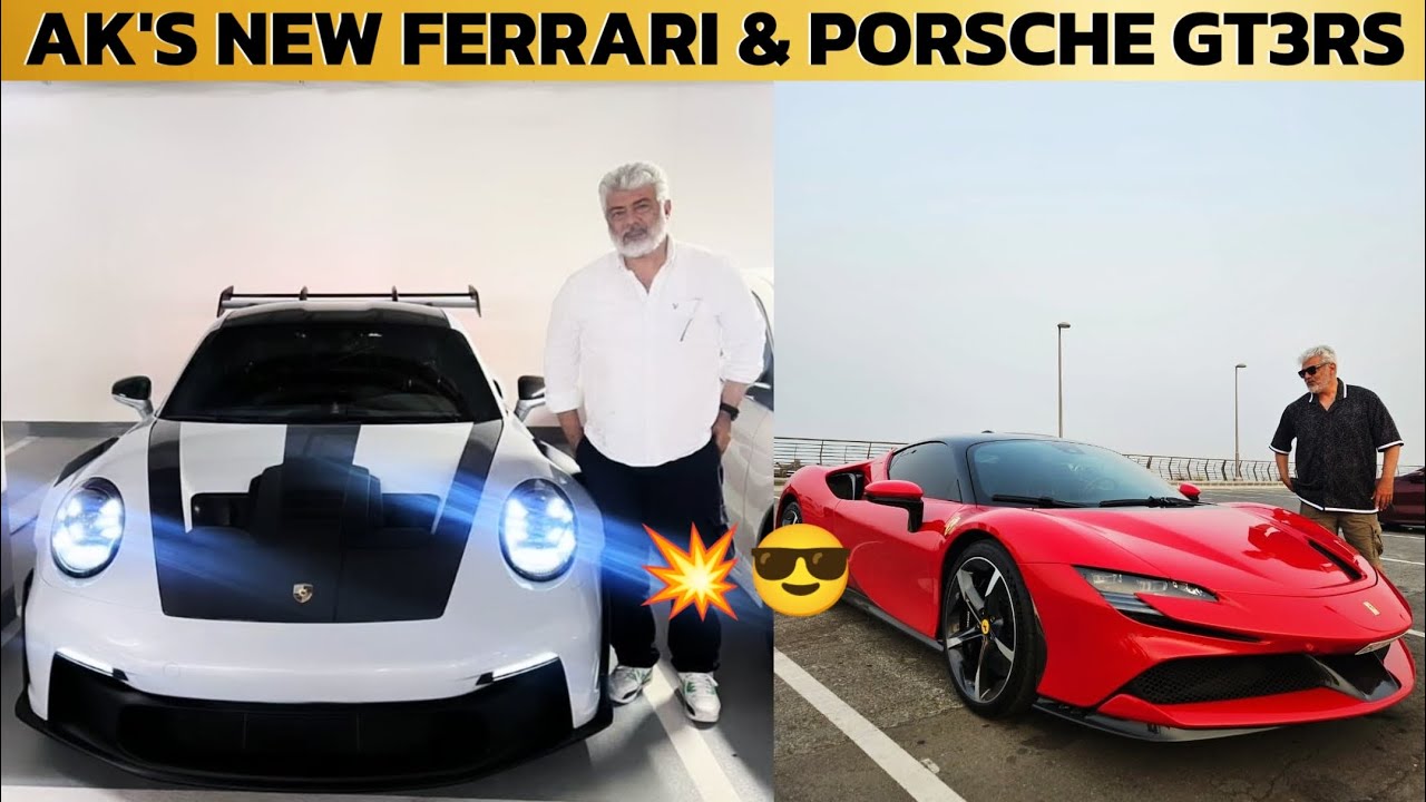 Ajith Kumar Drives Ferrari SF90 & Porsche GT3 RS | Don't Dream Your ...