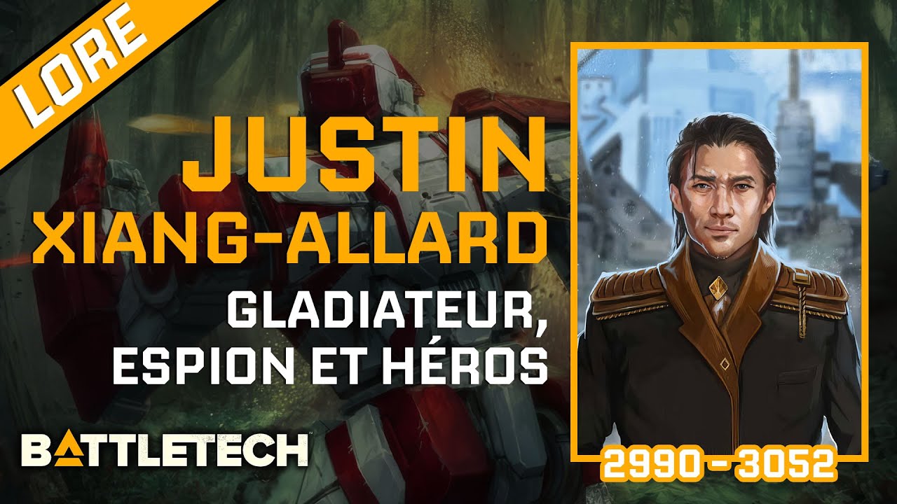 [LORE] La légende de JUSTIN XIANG-ALLARD | Mythes de #BATTLETECH - YouTube