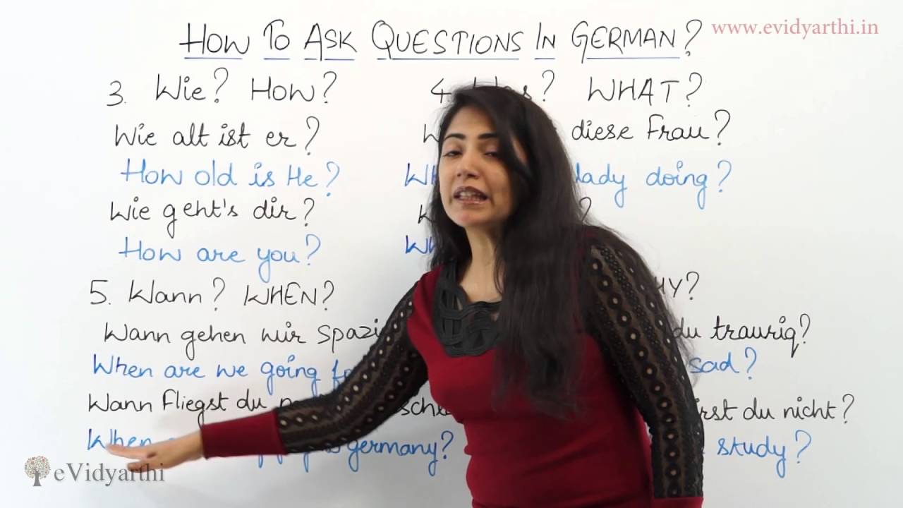 How to Ask Questions in German - German Language Videos - YouTube