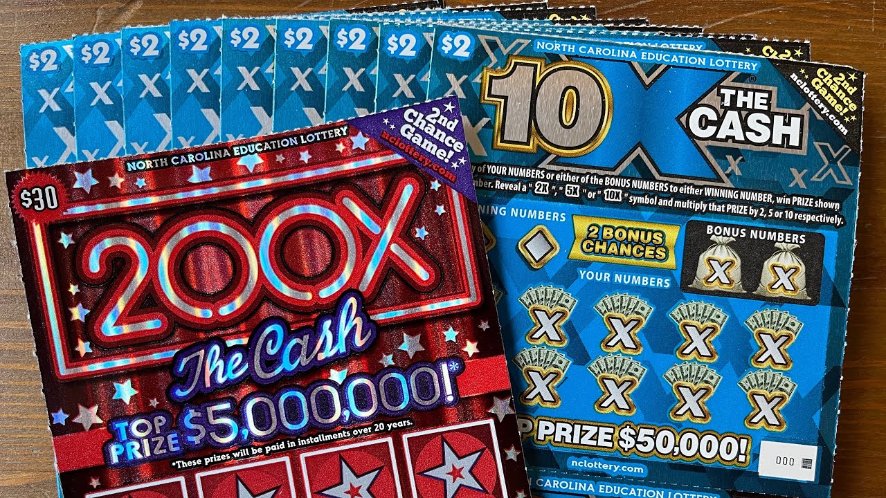 10x the Cash NC Scratch-offs! 💥Part 1💥BONUS 200x the Cash Ticket💰 - YouTube