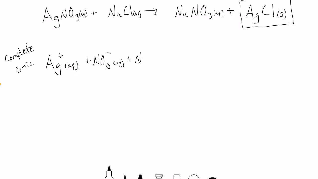 Complete and Net Ionic Equations - YouTube