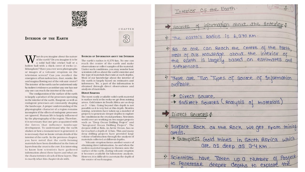 Notes Of Ch 3 Interior Of The Earth Class 11th Geography YouTube Notes Of Ch 3 Interior Of The Earth Class 11th Geography YouTube