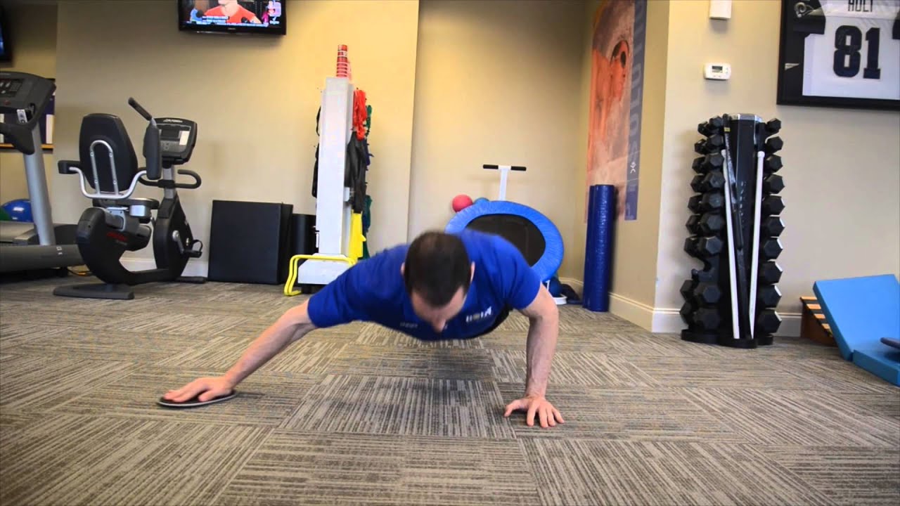 Fitness Friday: Sliding Pushup - YouTube