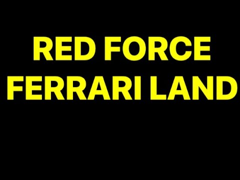 RED FORCE POV FERRARI LAND RIDE TRAILER - EUROPE’S FASTEST COASTER ...
