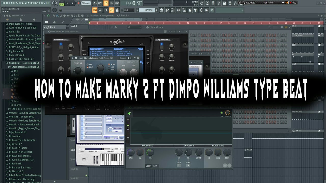 How to make Marky 2 Ft Dimpo Williams Botolo type beat (Music video ...