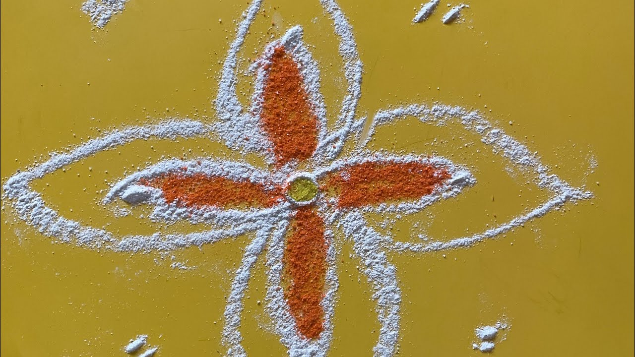 Simple dot Kolam - YouTube