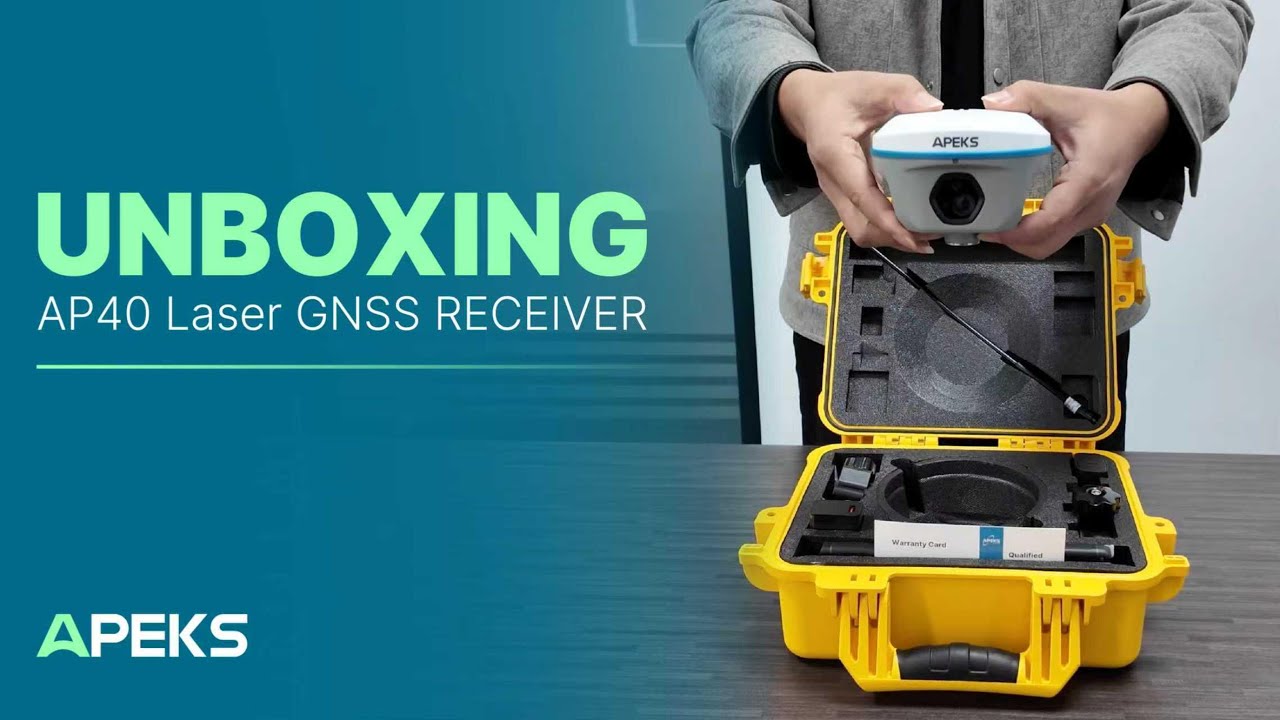 APEKS GNSS | AP40 laser+ with dual cameras & 120m laser - YouTube